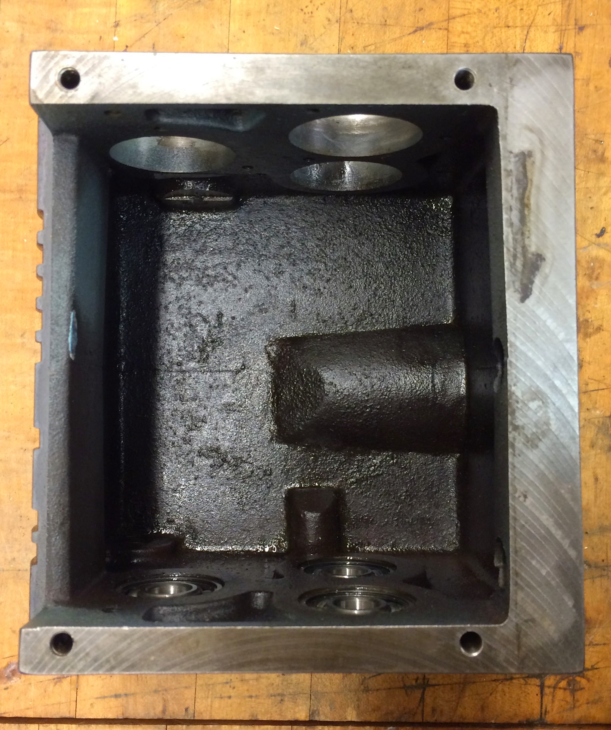 Emco Maximat V10P lathe QC gearbox bearing replacement | lensprojects