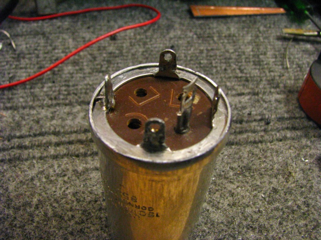 Recapping Can Capacitors in Antique Electronics | lensprojects