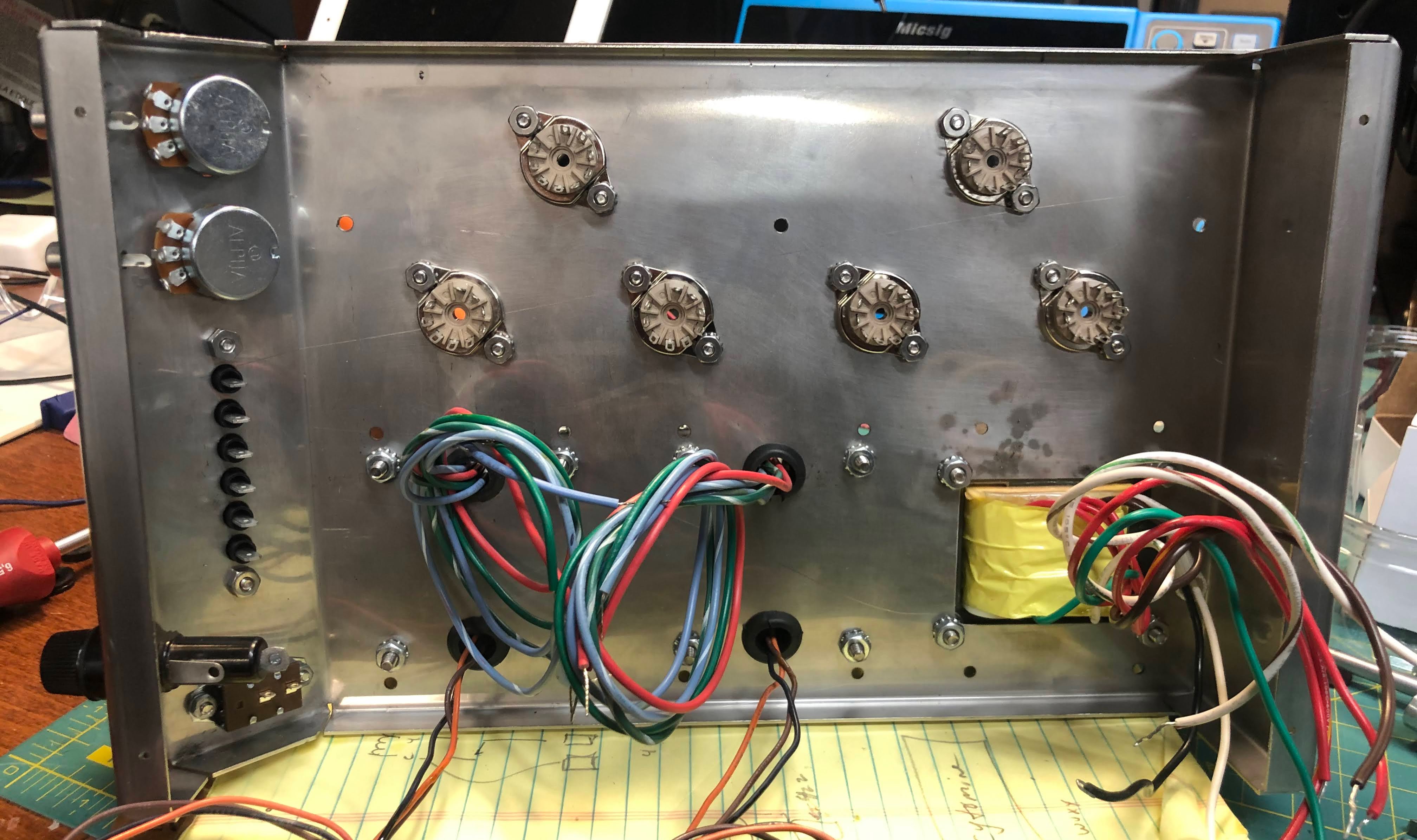 A Dynaco ST35 Tube Amp Built In The Style Of Classic McIntosh ...