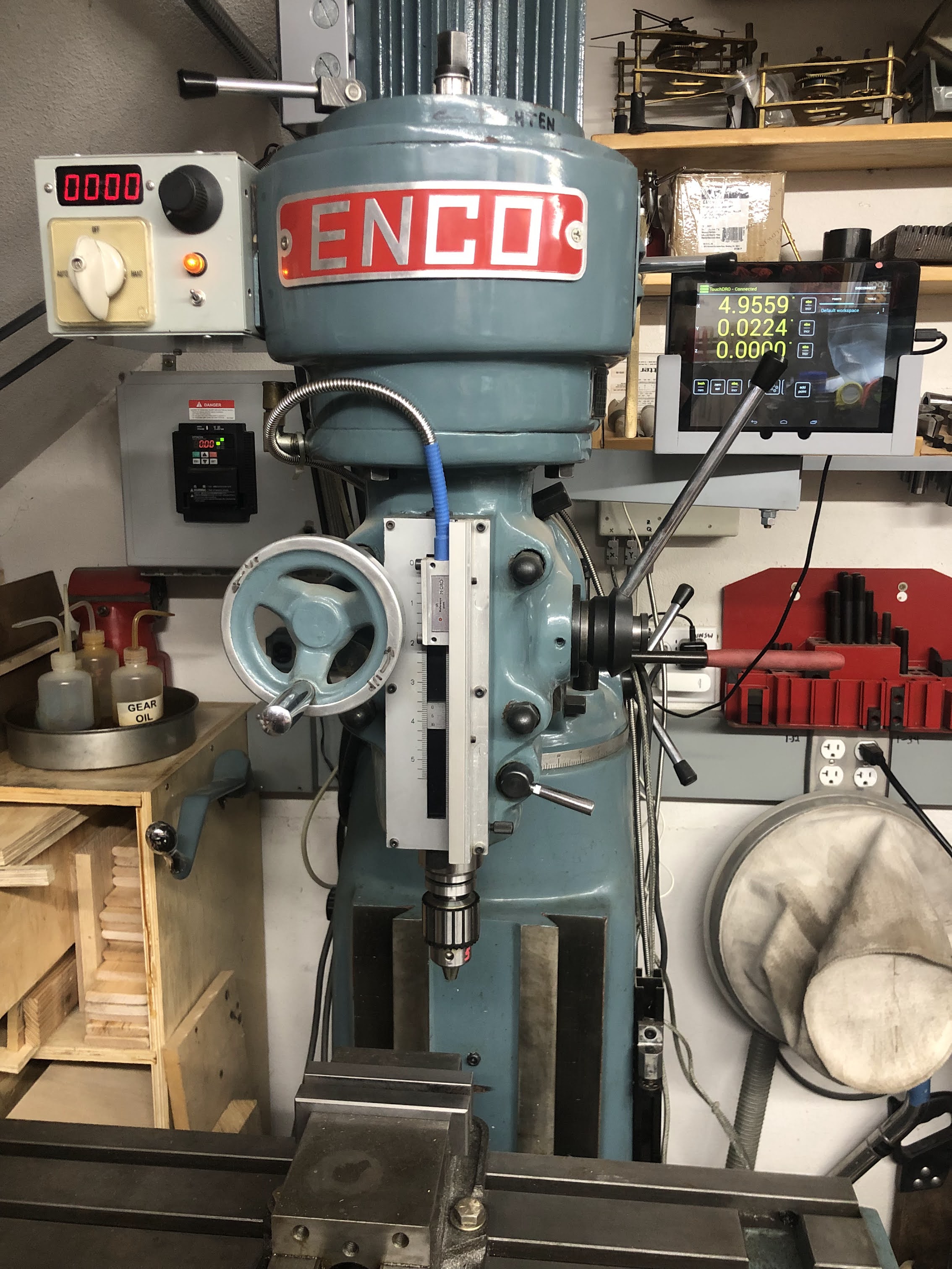 Adding a VFD to an Odd-Duck Milling Machine (Enco 100-1525) Motor ...